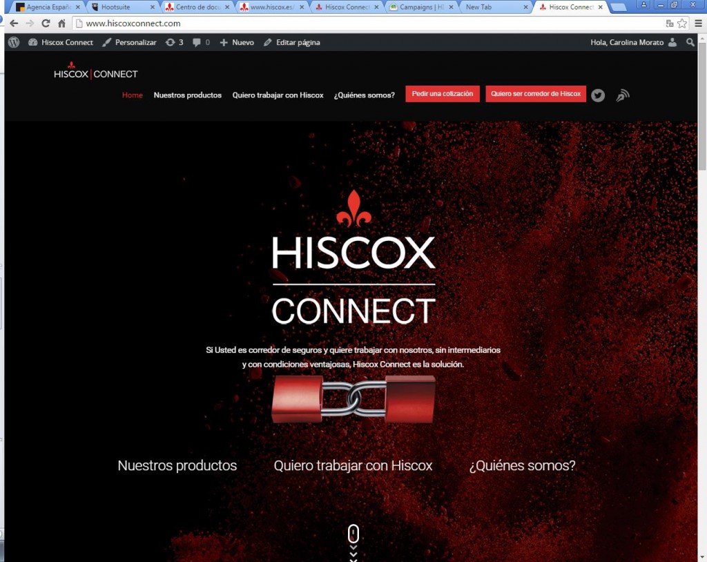 Hiscox crea una web para facilitar el acceso a la compañía a nuevos ...